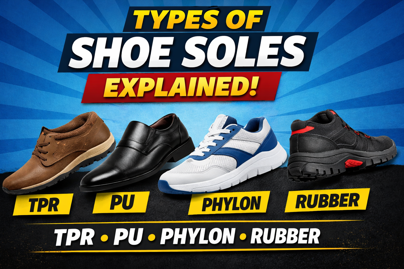 Different Types of Shoe Soles Explained (TPR, PU, Phylon, Rubber) and